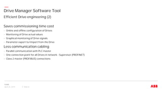 ABB DRIVE MANAGER TOOL REV-4 | PPT