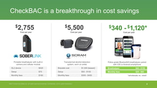 CheckBAC Alcohol Monitoring Platform | PPT