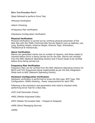 Drive procedure | PDF