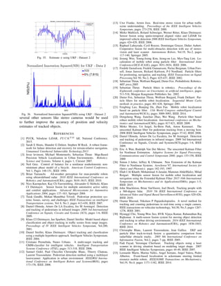 Tracking Pedestrians using Extended and Unscented Kalman Filters in a Sensor Fusion Framework | PDF