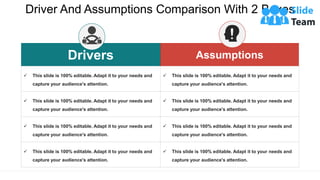 Driver And Assumptions Comparison With 2 Boxes | PPT