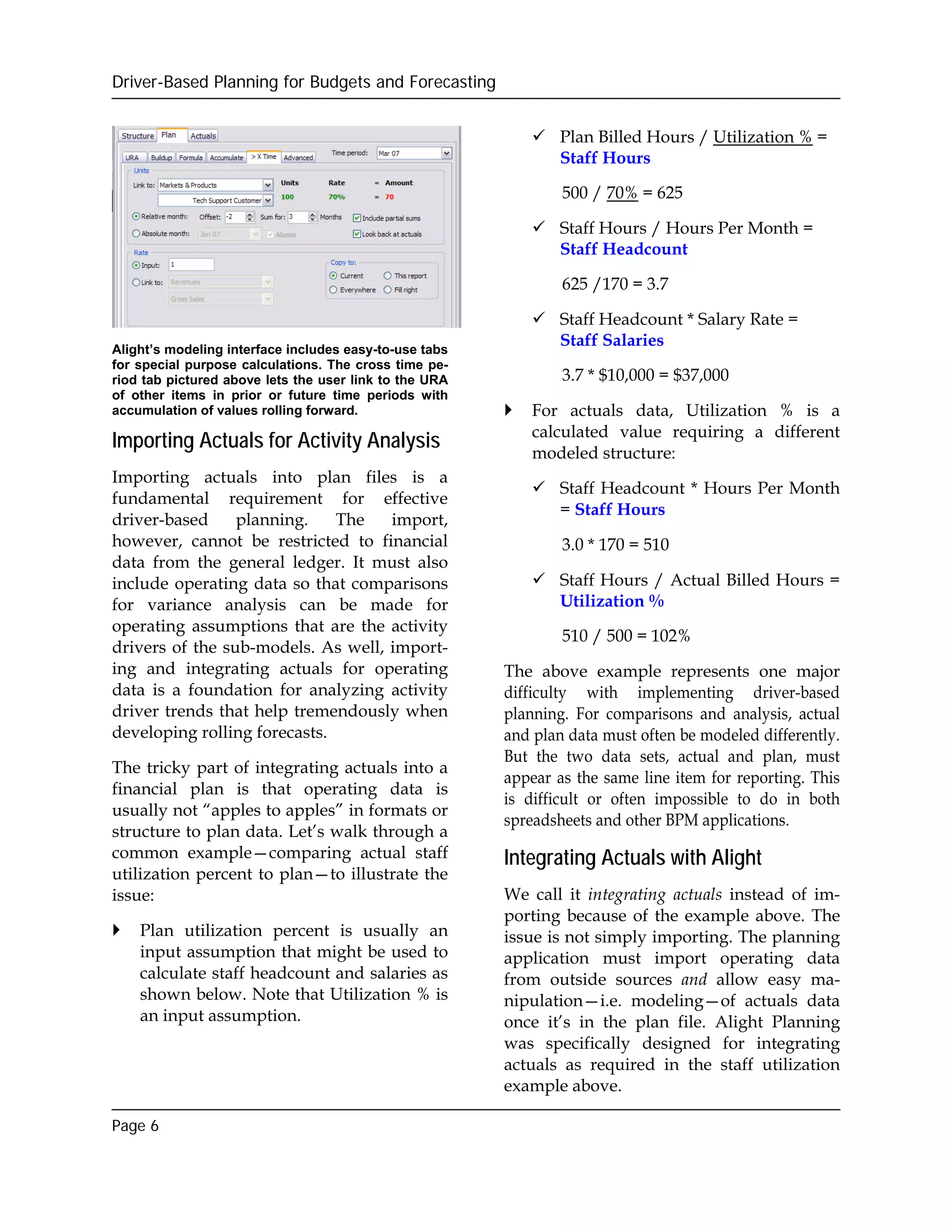 Driver Based Planning | PDF