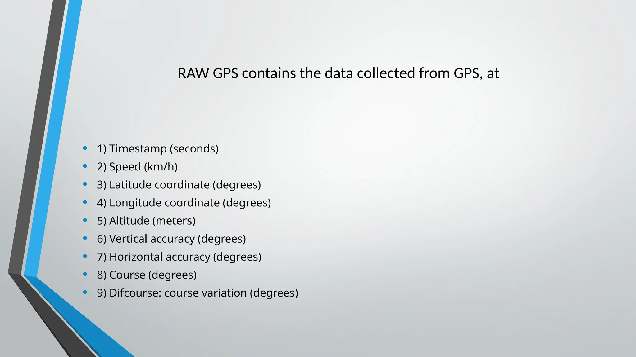 Driverr behaviour analysis data set.pptx | Auto Navigation Systems ...