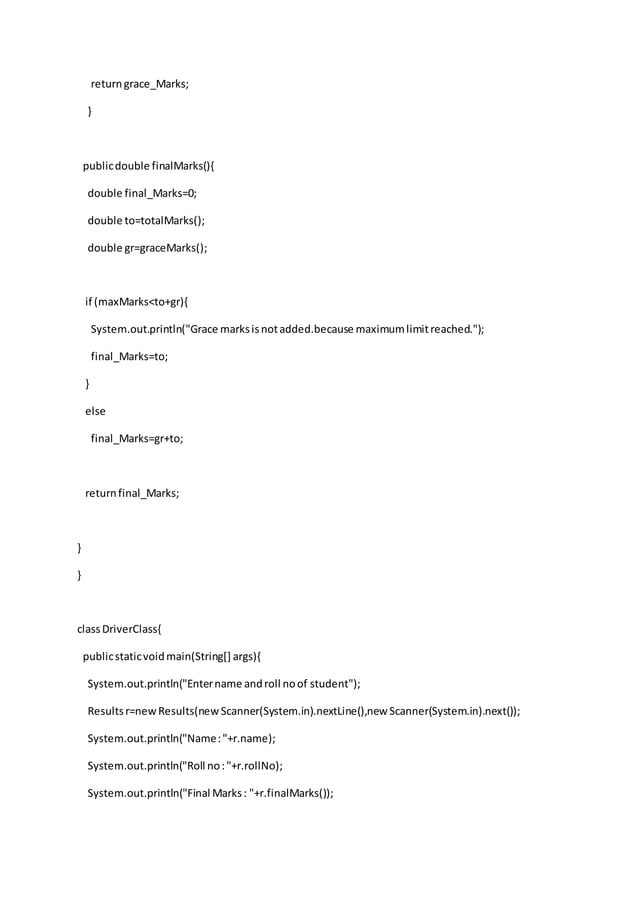 Driver Class Pdf