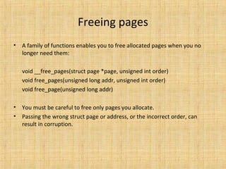 Driver development – memory management | PPT