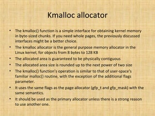 Driver development – memory management | PPT