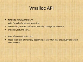 Driver development – memory management | PPT