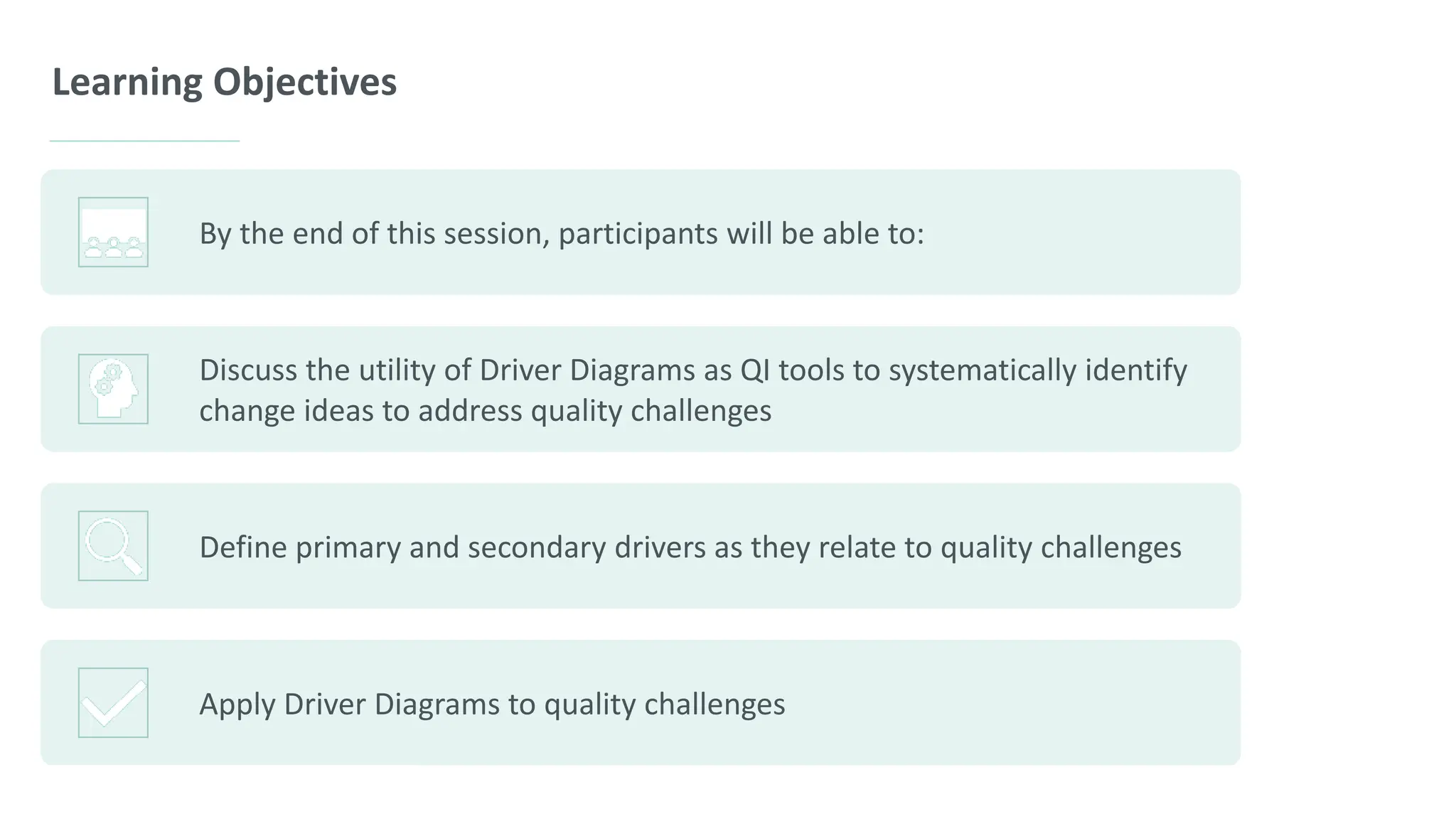 The Driver Diagrams for Quality Improvement | PPTX