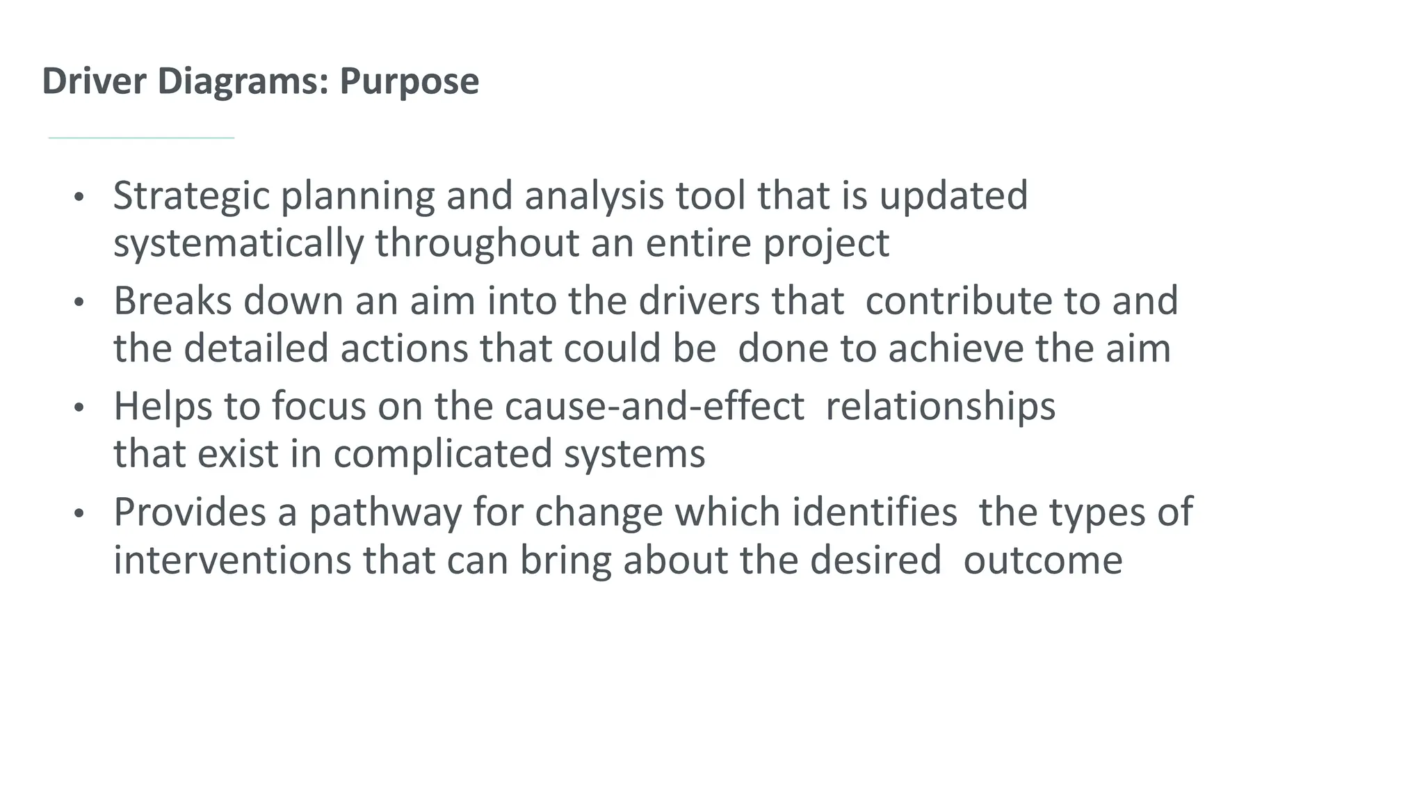 The Driver Diagrams for Quality Improvement | PPTX