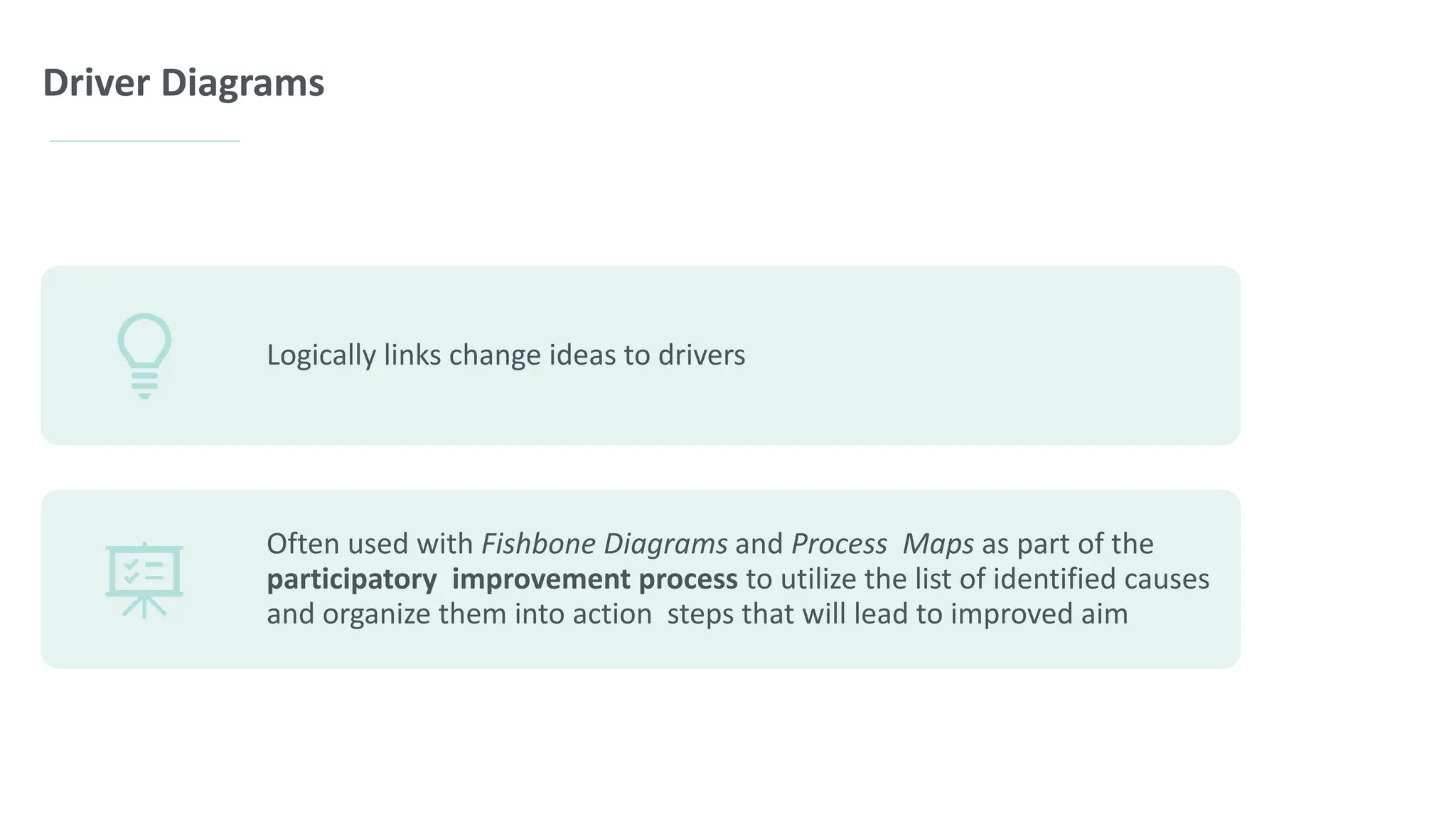The Driver Diagrams for Quality Improvement | PPTX