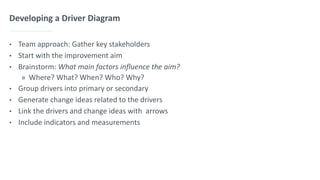 The Driver Diagrams for Quality Improvement | PPTX