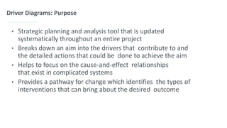 The Driver Diagrams for Quality Improvement | PPTX