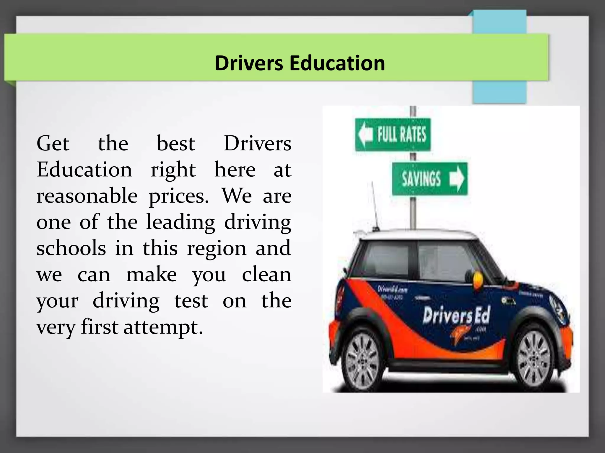 Driver education course Ohio | PPT
