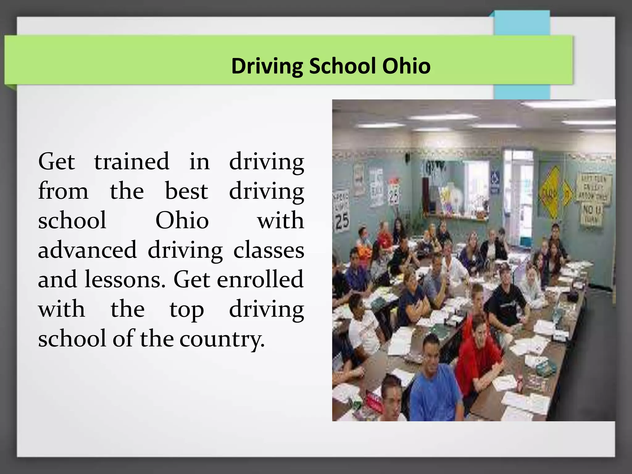 Driver education course Ohio | PPT