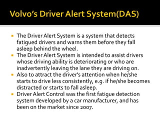 Driver fatigue detection system | PPTX
