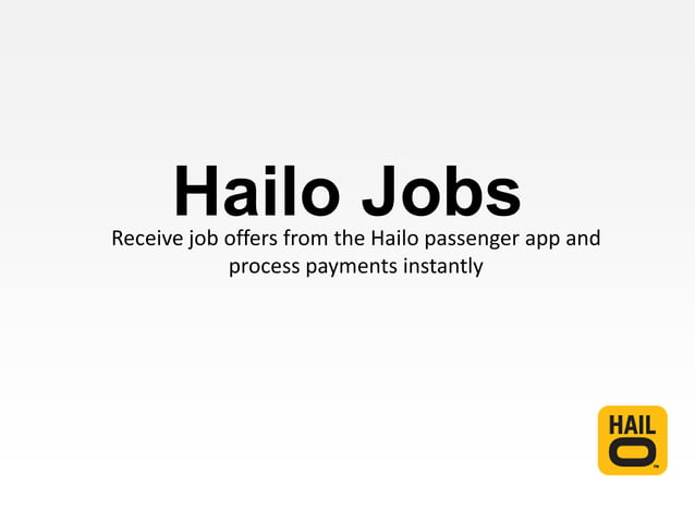 Driver Handbook - Hailo Jobs | PPT