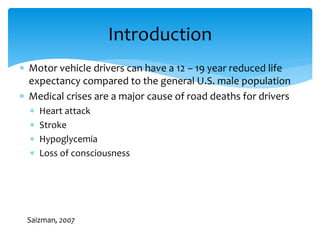 Driver Health Wellness Over the Road | PPTX