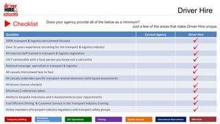 Driver Hire Client Support Strategy | PDF