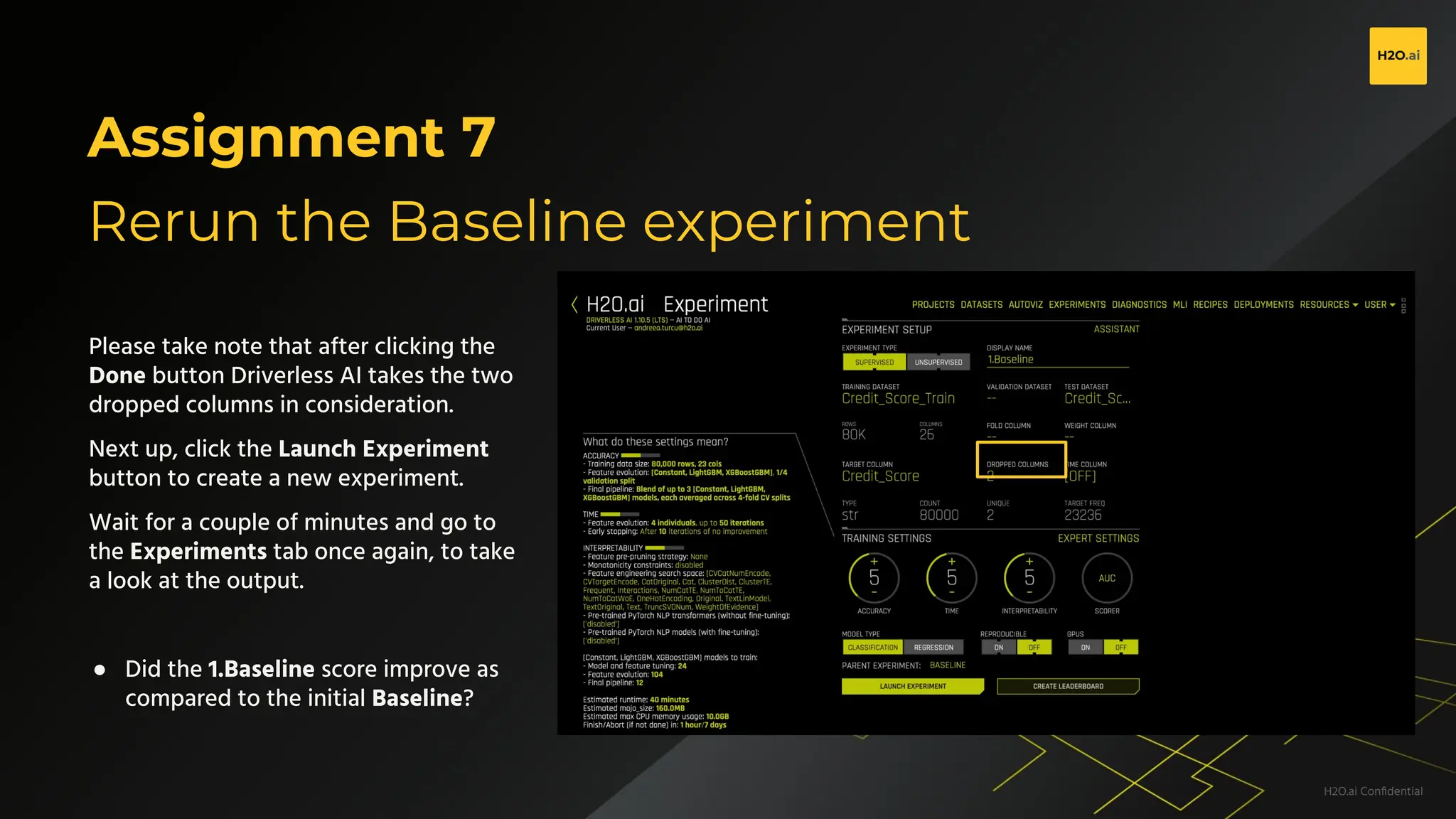 H2O Driverless AI Starter Course - Slides and Assignments | PDF