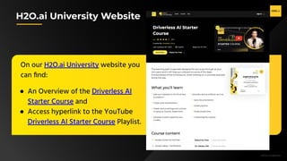 H2O Driverless AI Starter Course - Slides and Assignments | PDF