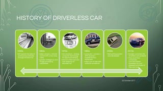 Driverless car | PPT