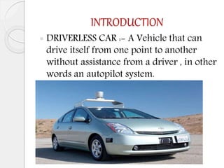 Driverless car | PPT