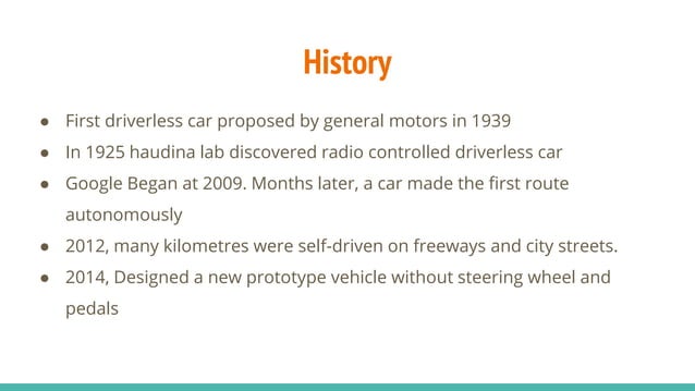 Driverless car | PPT
