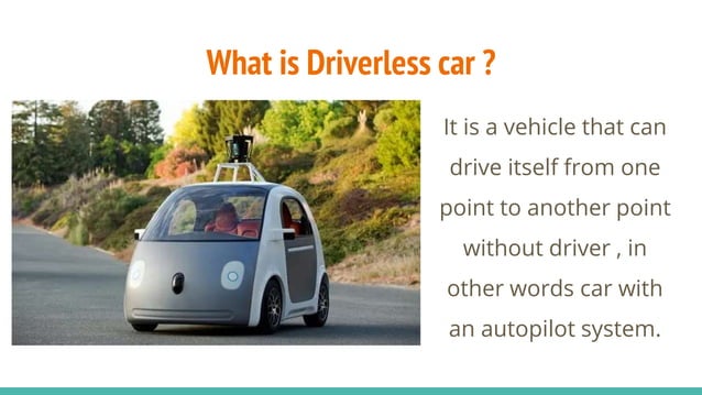 Driverless car | PPT