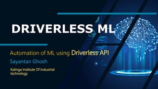 Driverless Machine Learning Web App | PPT