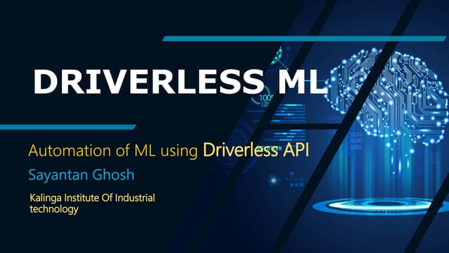 Driverless Machine Learning Web App | PPT