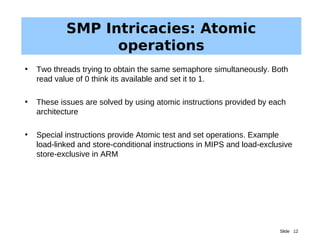 Linux Device Driver parallelism using SMP and Kernel Pre-emption | PDF