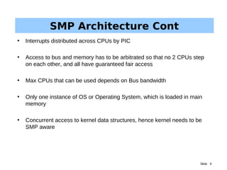 Linux Device Driver parallelism using SMP and Kernel Pre-emption | PDF