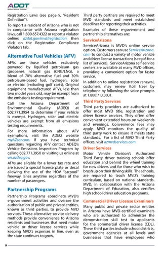 Arizona Driver License Manual | PDF