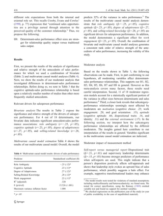 Key drivers of sales performance | Professional Capital | PDF