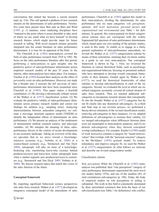 Key drivers of sales performance | Professional Capital | PDF