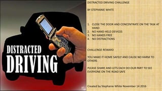 Distracted Driving Presentation | PPTX