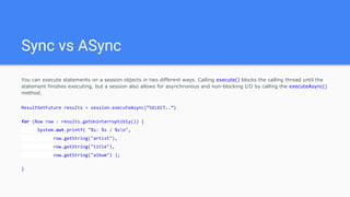 Apache Cassandra - Drivers deep dive | PDF