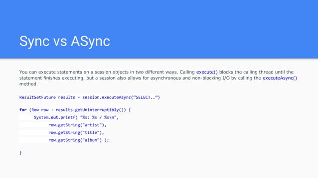 Apache Cassandra - Drivers deep dive | PDF