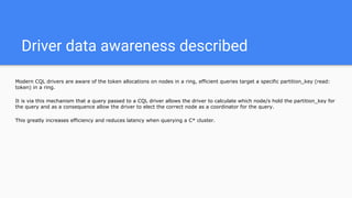 Apache Cassandra - Drivers deep dive | PDF