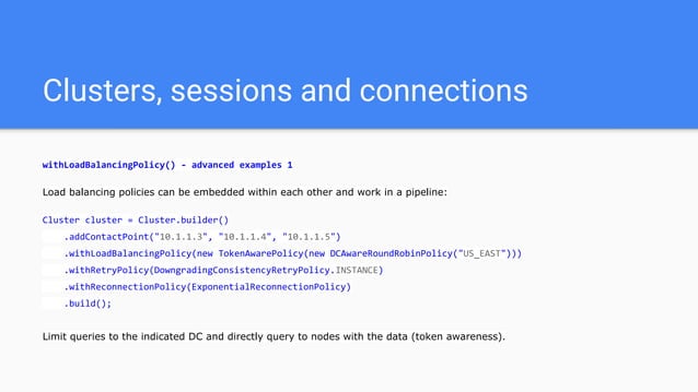 Apache Cassandra - Drivers deep dive | PPT