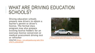 The History & Evolution of Driving Education Schools | PPTX