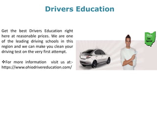 Drivers education | PPT