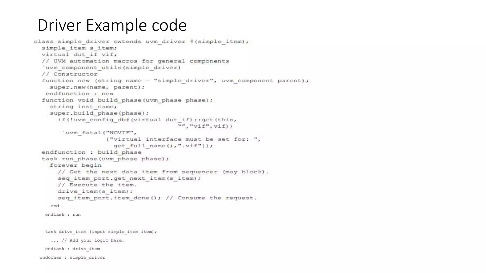 UVM Driver sequencer handshaking | PPTX