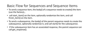 UVM Driver sequencer handshaking | PPTX