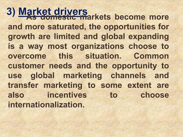 Drivers & hurdles of globalization | PPTX | Economy | Business and Finance