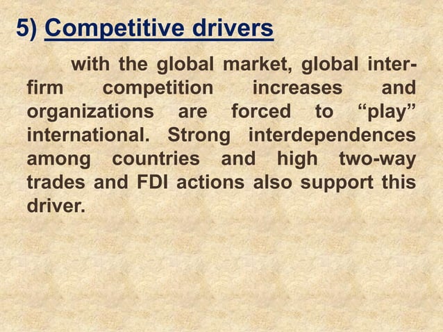 Drivers & hurdles of globalization | PPTX | Economy | Business and Finance