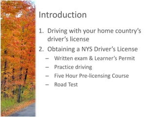 Driver's license powerpoint | PPTX