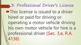 DRIVER’S LICENSES.pptx