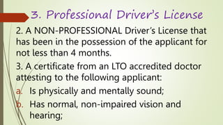 DRIVER’S LICENSES.pptx