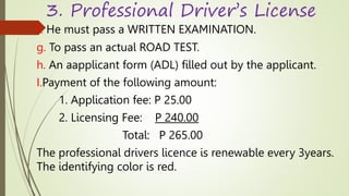 DRIVER’S LICENSES.pptx